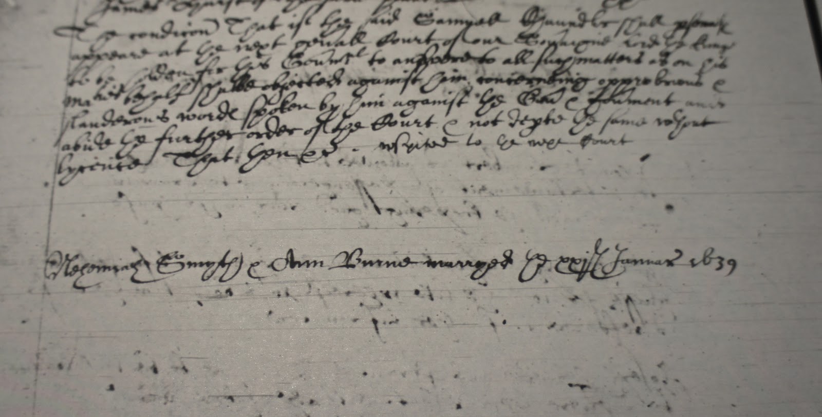Samuel Griffin Genealogy Blog: Nehemiah Smith and Sarah Anne Bourne