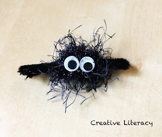 Creative Literacy: DIY Yarn Spider Craft