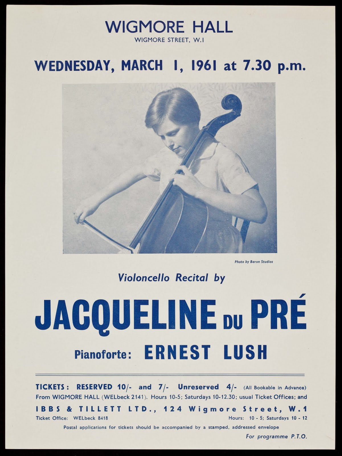Efemérides Musicales: Jacqueline du Pré