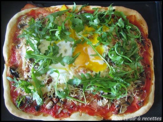 Mon tiroir à recettes - Blog de cuisine: Pizza forestière