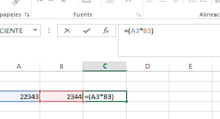 CONCEPTOS BÁSICOS DE EXCEL: Formula