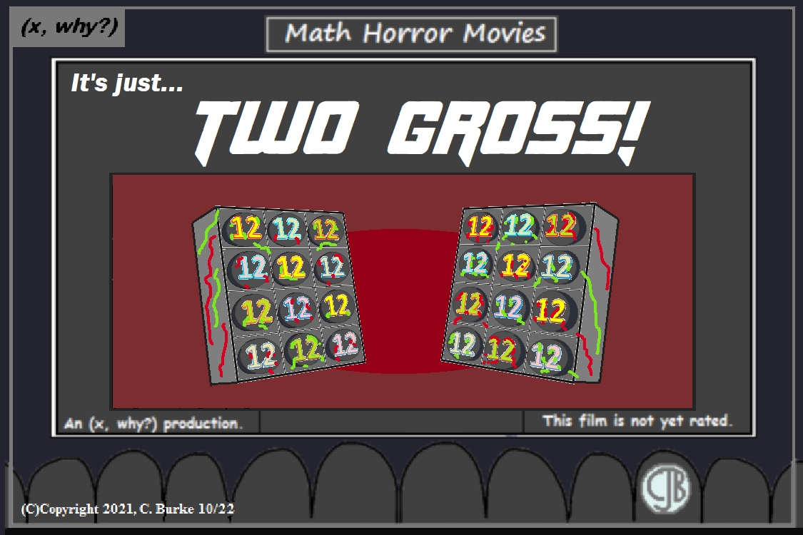 (x, why?): Math Horror Movies: Too Gross!