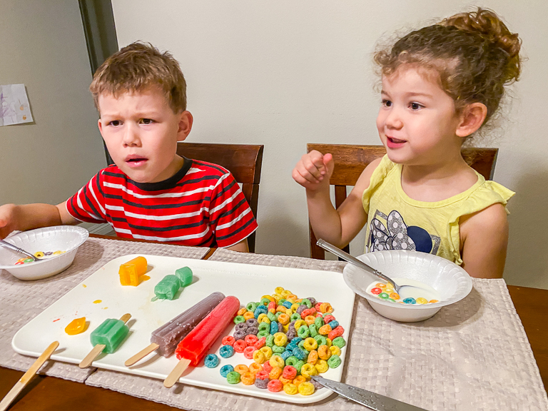 Tales of the Flowers: Froot Loops Ice Pops