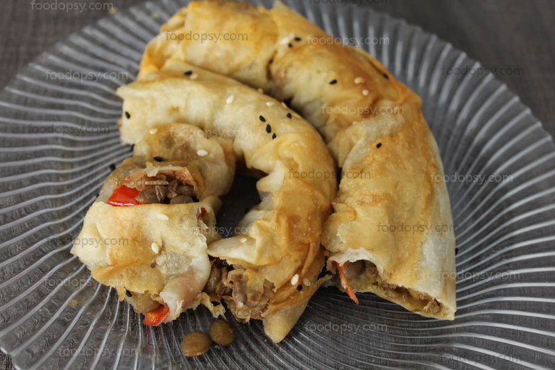 Vegan Green Lentil Pastries