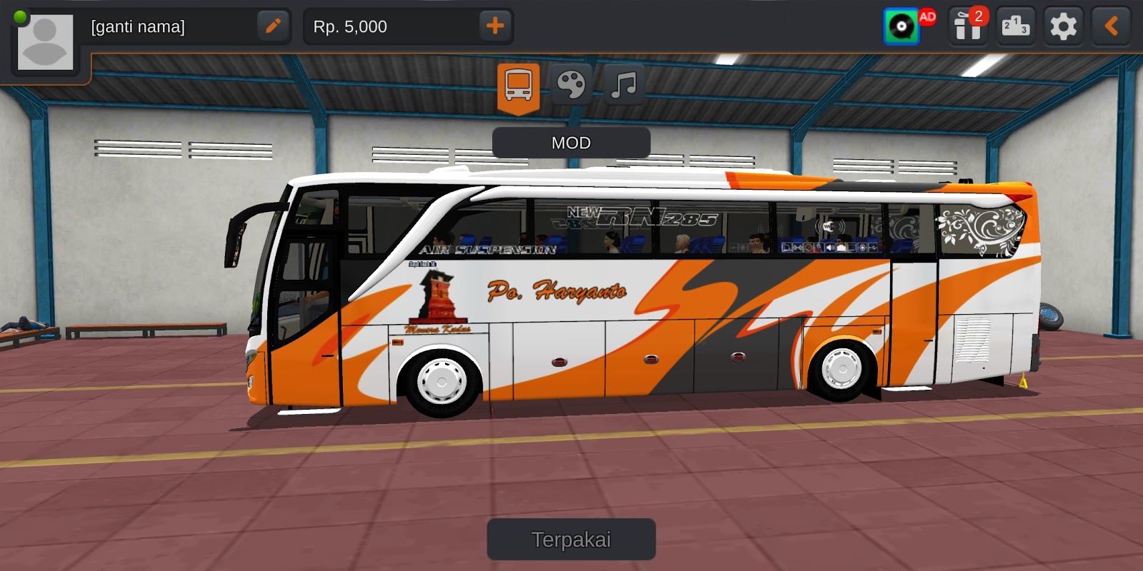 MOD JETBUS HD 2+ EP3 NYA BUSSID - MASADI.ID