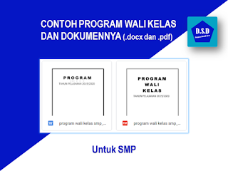 Contoh Program Wali Kelas SMP dan Dokumennya - Dokumen Sekolah Dasar