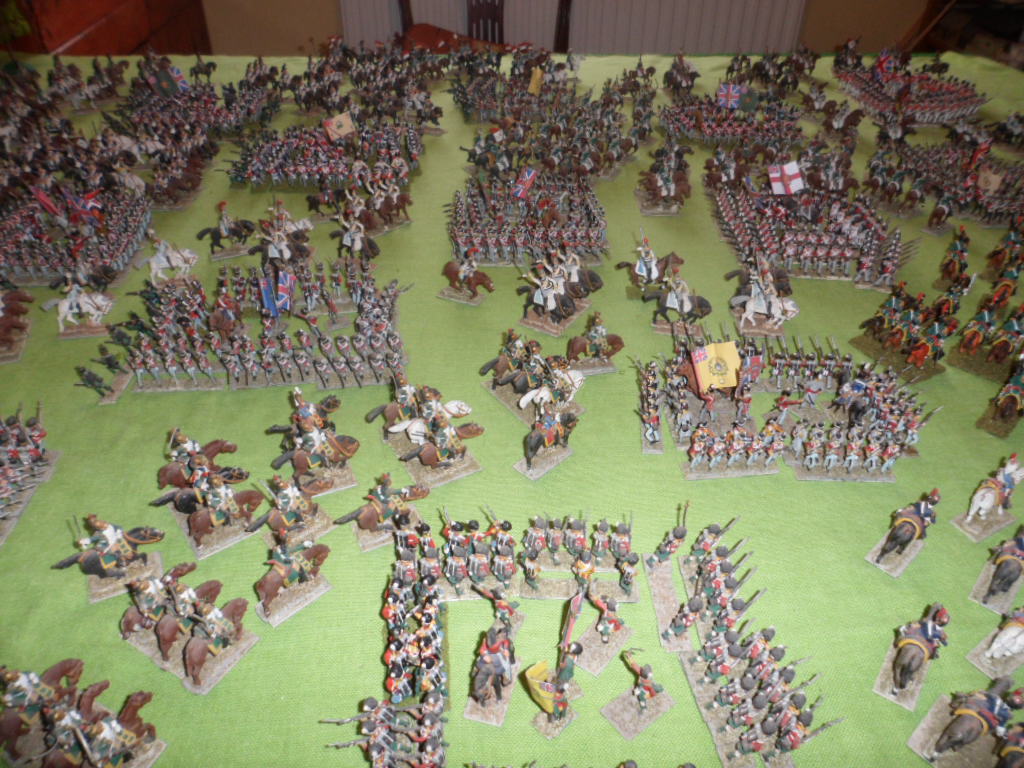 My wargames: 25mm British and French Napoleonic Form Square Cavalry