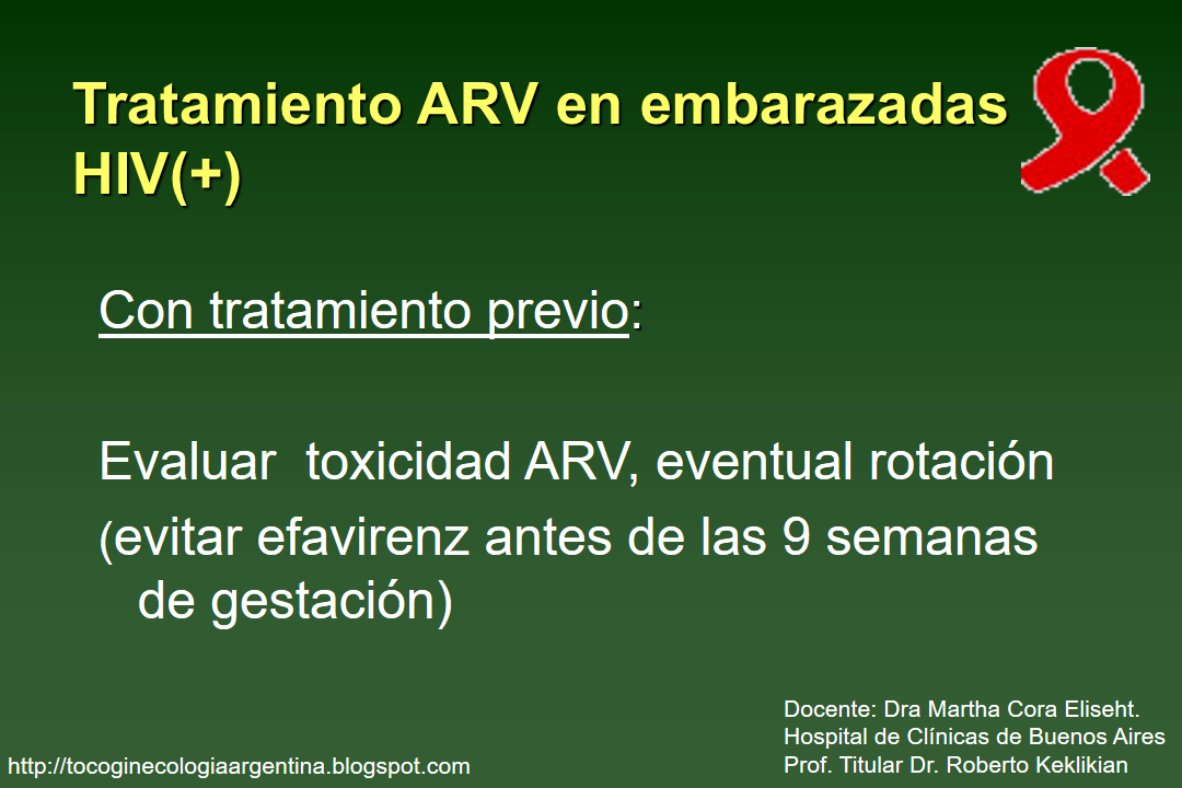 TOCOGINECOLOGIA ARGENTINA: HIV y embarazo