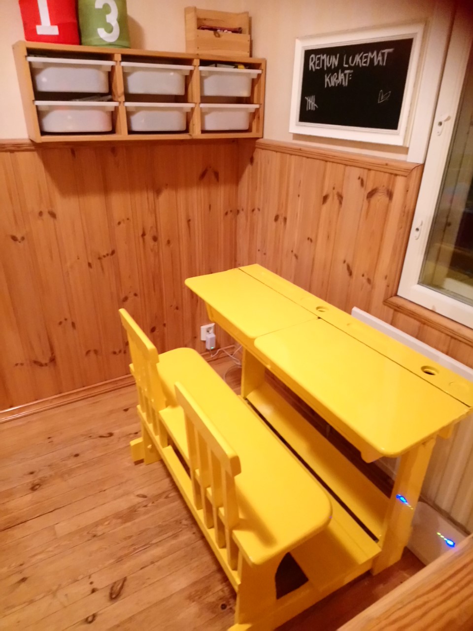 Nappikuja 6: Vanha pulpetti uuteen maaliin