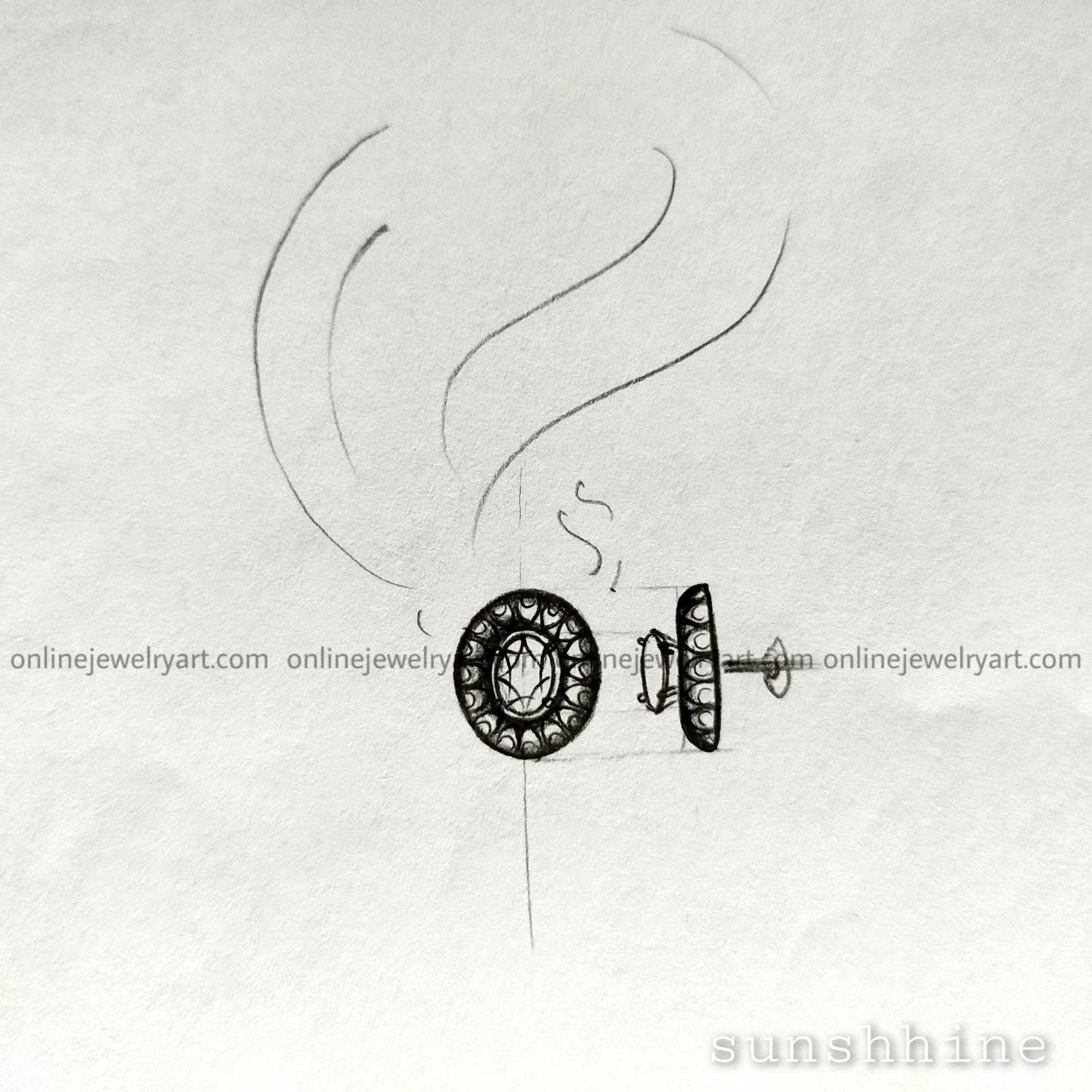 SOLITAIRE DIAMOND EARRING | SOLITAIRE DIAMOND TOPS | SOLITAIRE DIAMOND ...