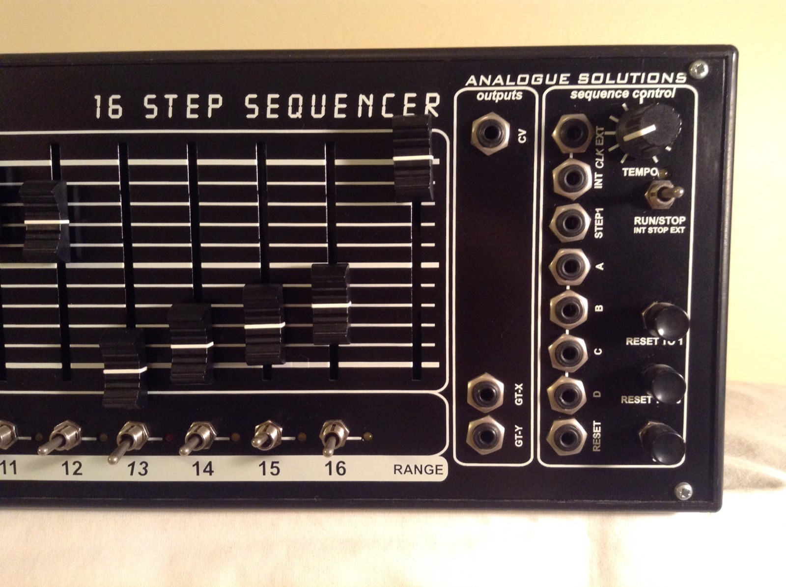 MATRIXSYNTH: Analogue Solutions Oberkorn SL16 Sliders 16 Step Sequencer