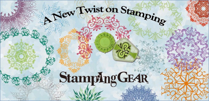 Blog da Scrap Brasil: Inspiração: Stamping GEAR - Inkadinkado