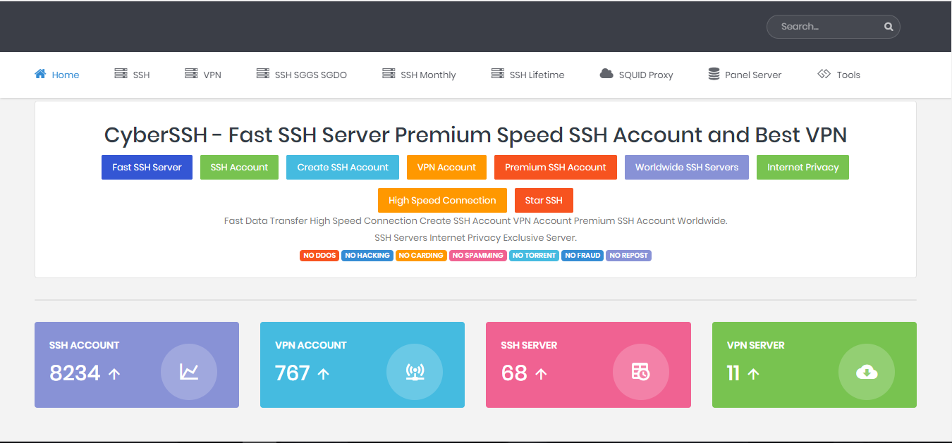 Fast SSH SSL