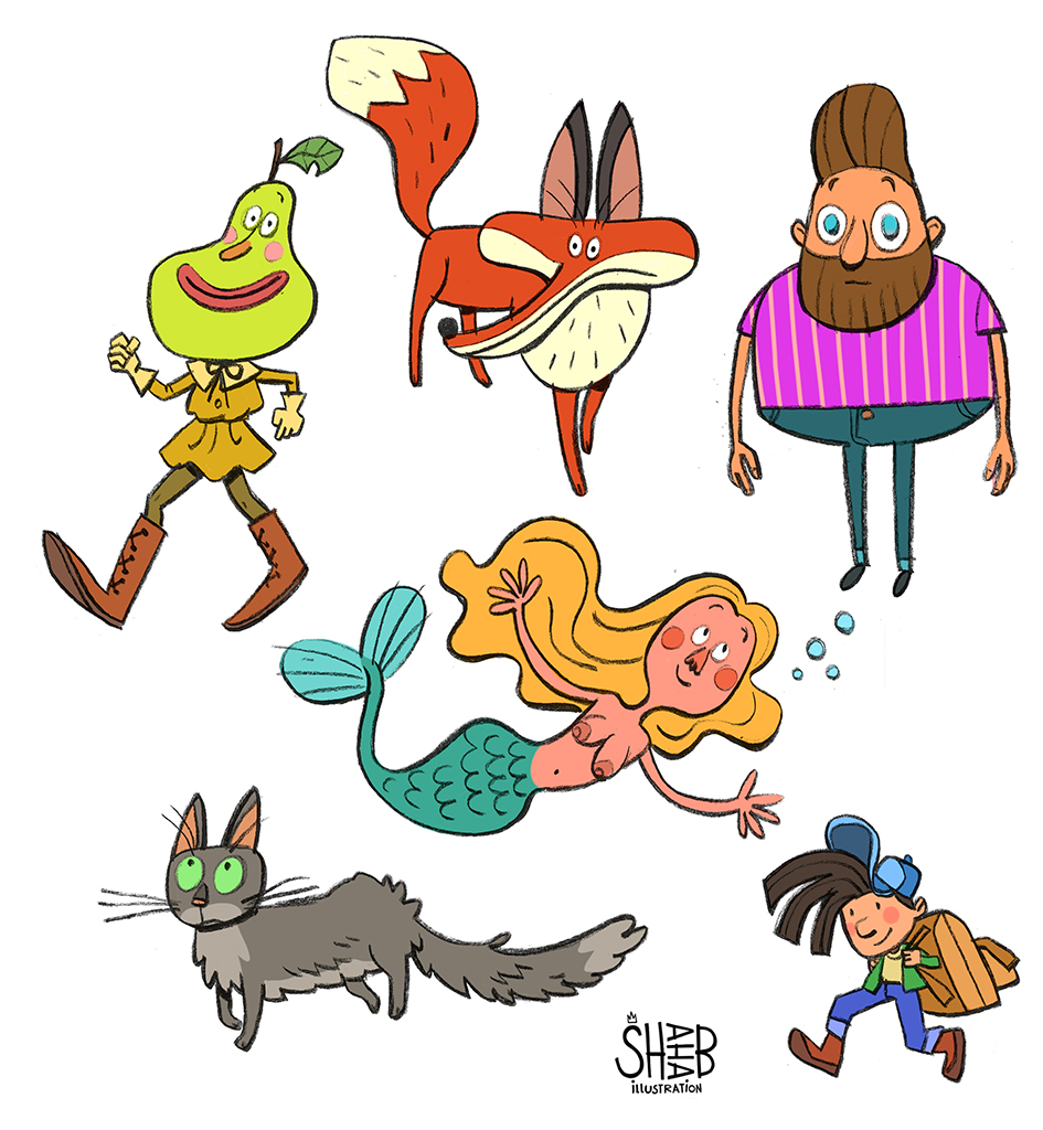 shahab shamshirsaz : Characters