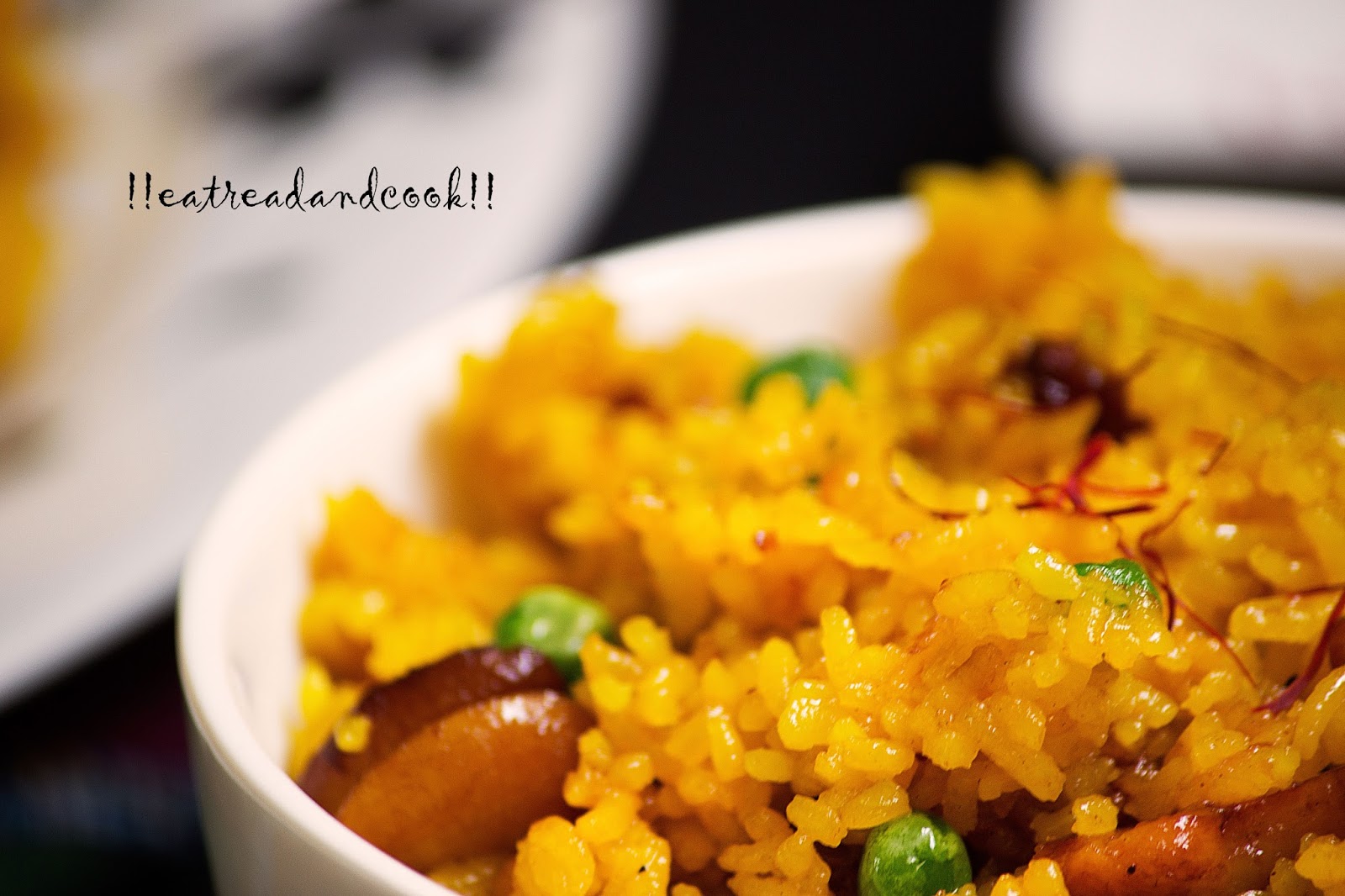 Basanti Pulao in Pressure Cooker