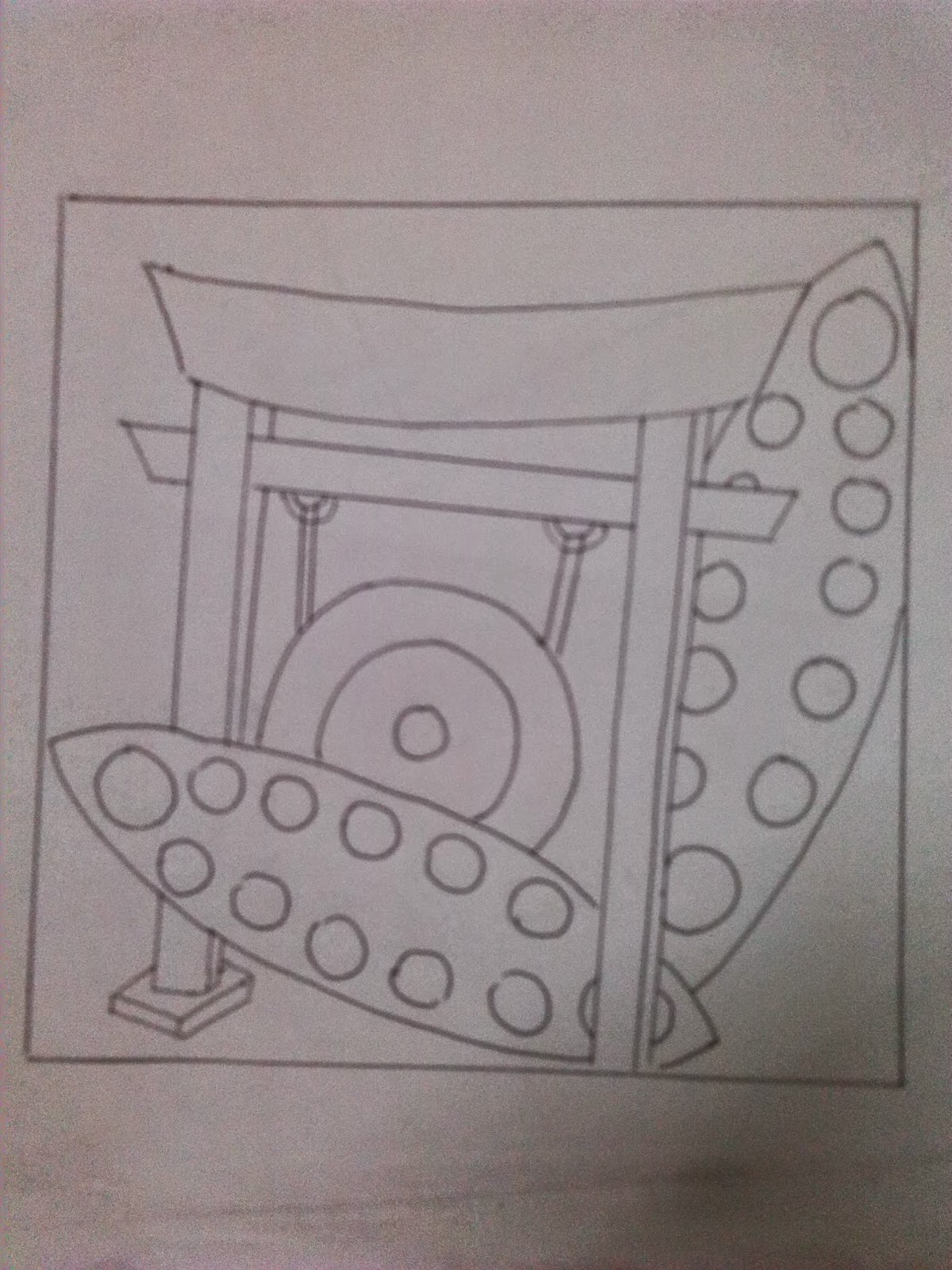 sENi aRCa UPSI: LAKARAN IDEA ( ARCA RELIEF )