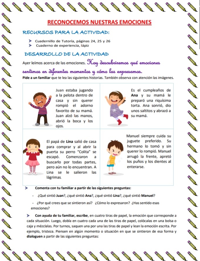 Escolares Virtuales - Fe y Alegría 44 primer grado: RECONOCEMOS ...