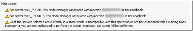 Vsol Bi Training Node Manager Associated With Machine Machine Name Is Not Reachable