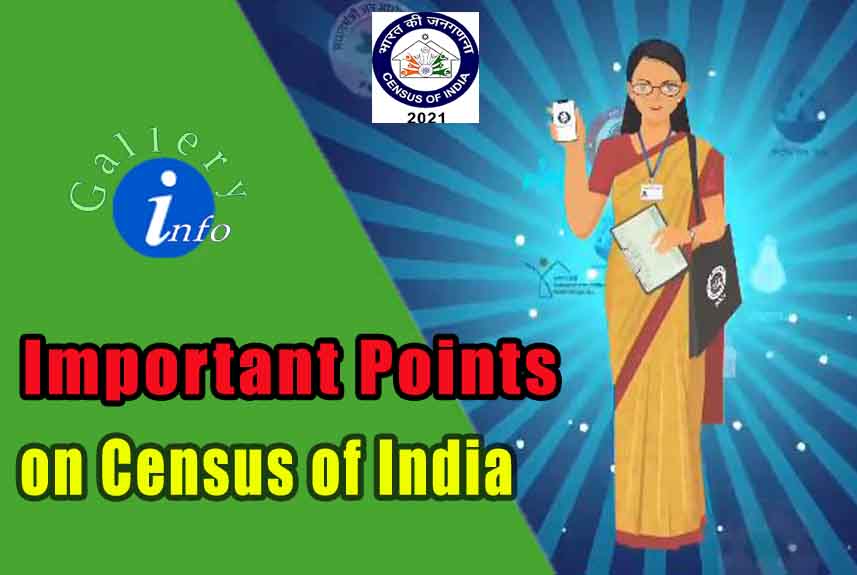 Important Notes on Census of India | Census of India 2021 Questions ...