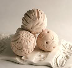 Clay shares: Clay stamp balls
