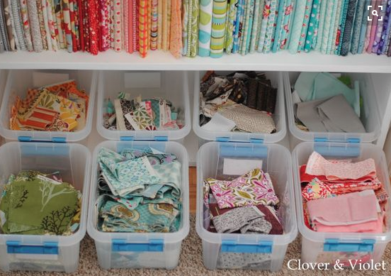 Confessions of a Fabric Addict: I May Have A Scrap Problem... Storage ...