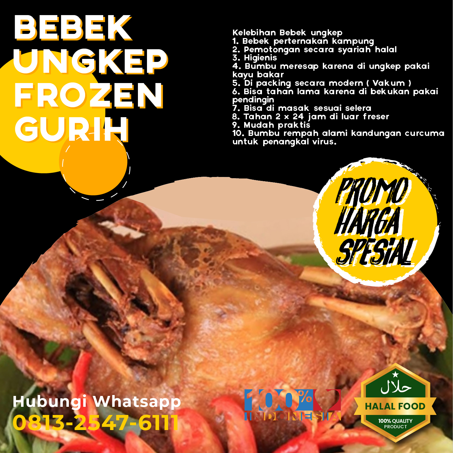 Frozen Food Bebek Ungkep Gurih - Frozen Food