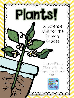 The First Grade Scoop: Plants Unit, Currently April, and a FREEBIE!