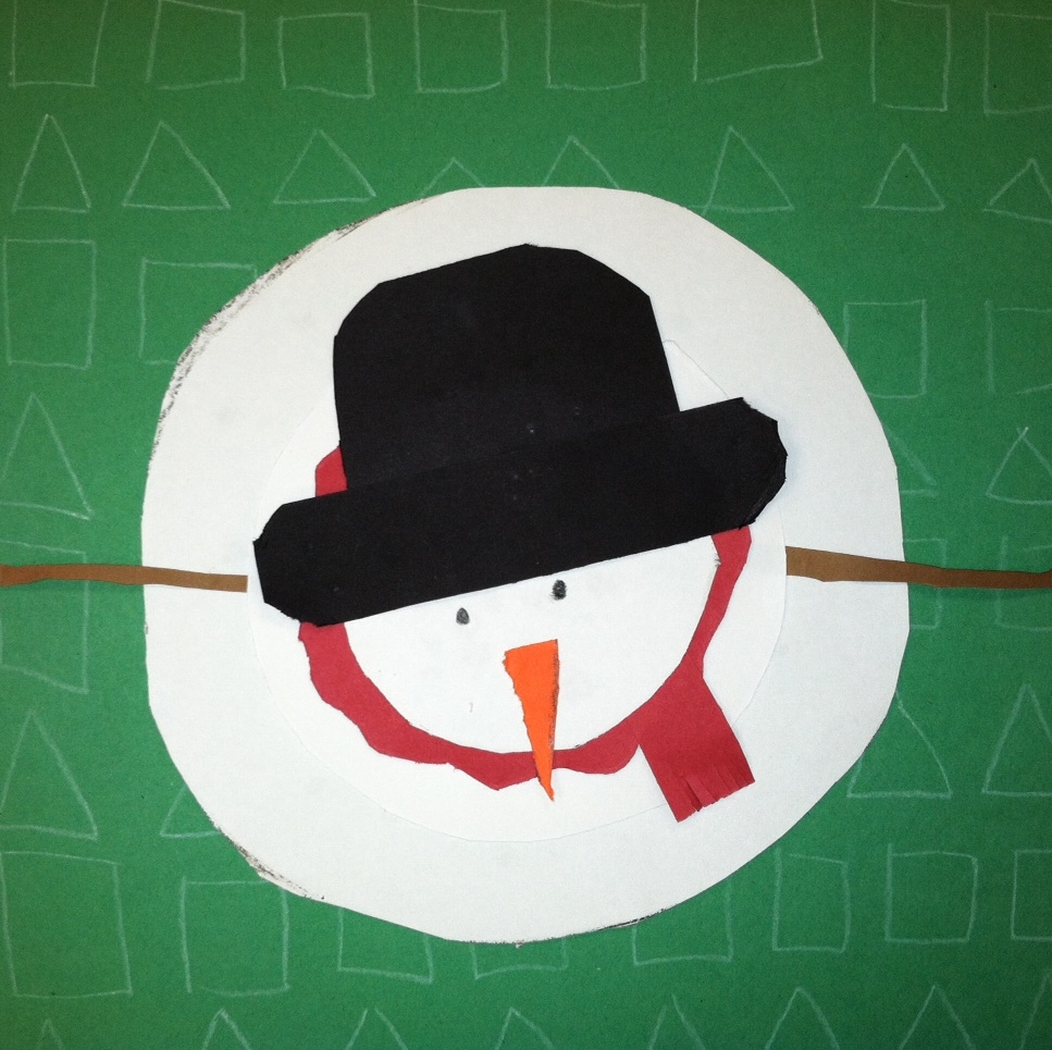 we heart art: aerial perspective snowmen!