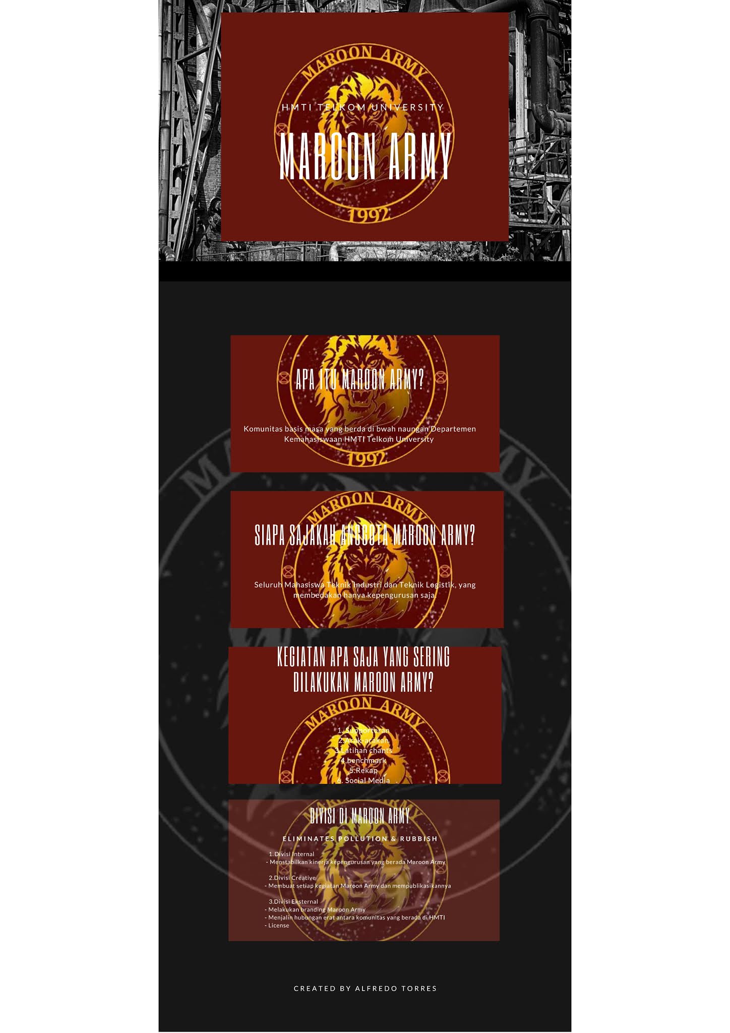 INFOGRAFIS MAROON ARMY