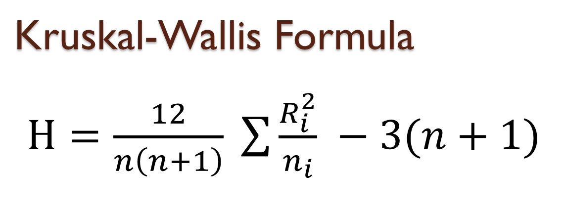 Careful With That Axe, Eugene: How To... Perform a Kruskal-Wallis H ...
