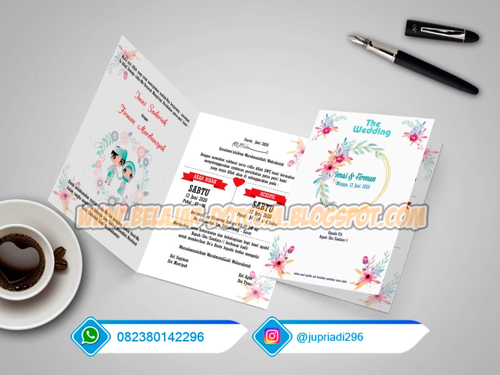 30 Download Desain Undangan Custome Format Psd Minimalis - Kumpulan ...