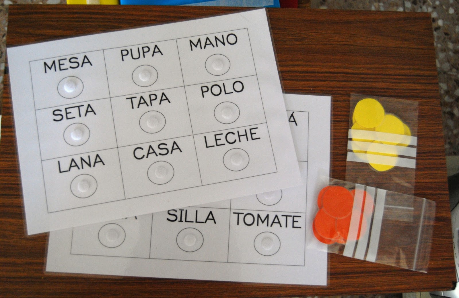 El baúl de A.L: Nuevo bingo de palabras