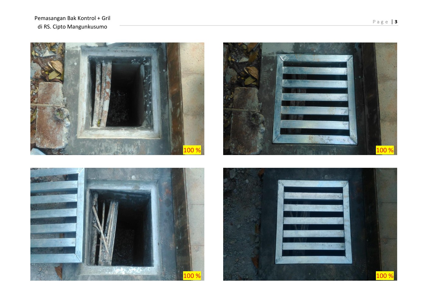 Pemasangan Bak Control Saluran U-dith Duracon di RSCM (20-01-2018) - RS ...