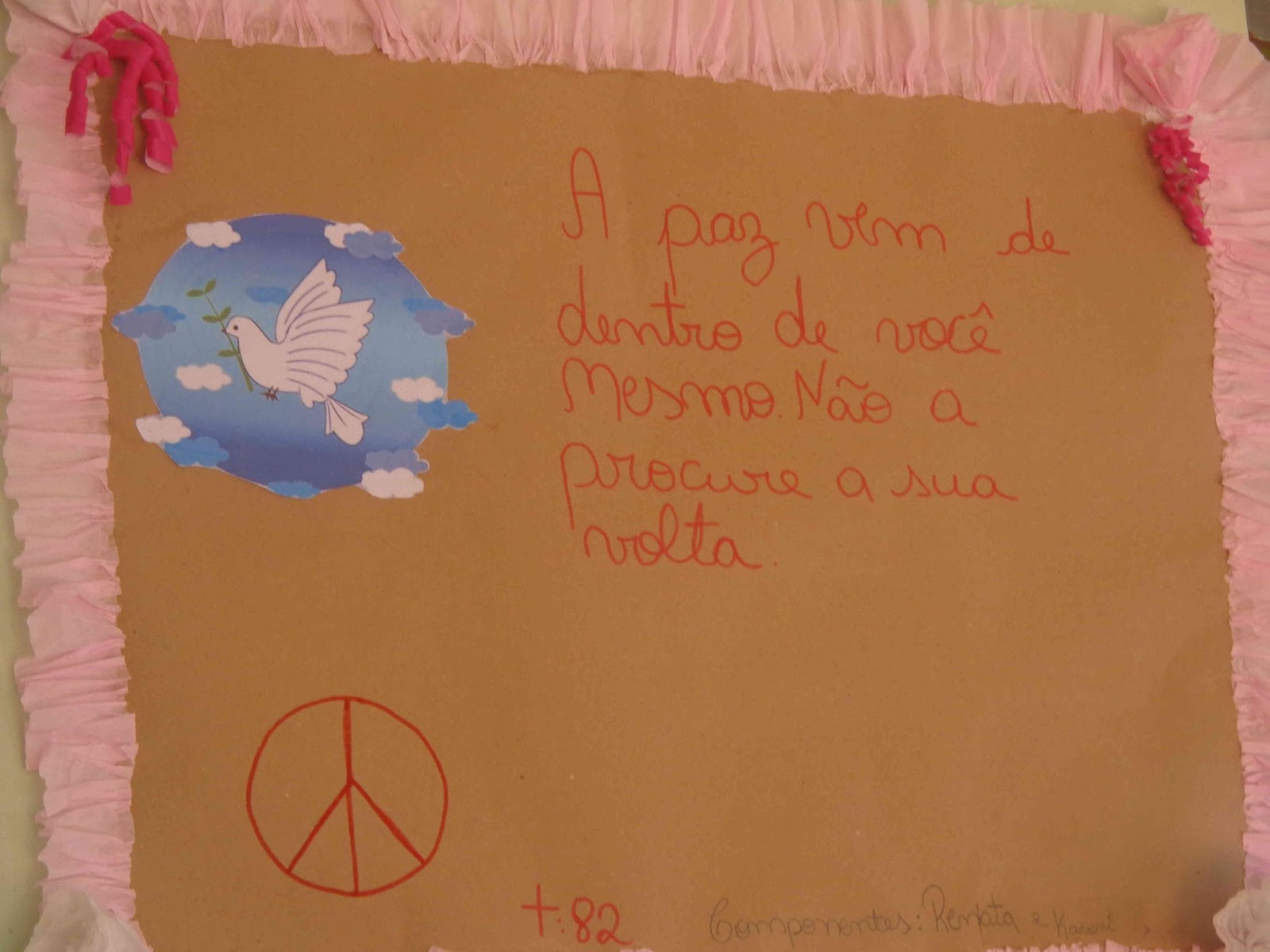 ESCOLA RUY RAMOS: Semana da Paz