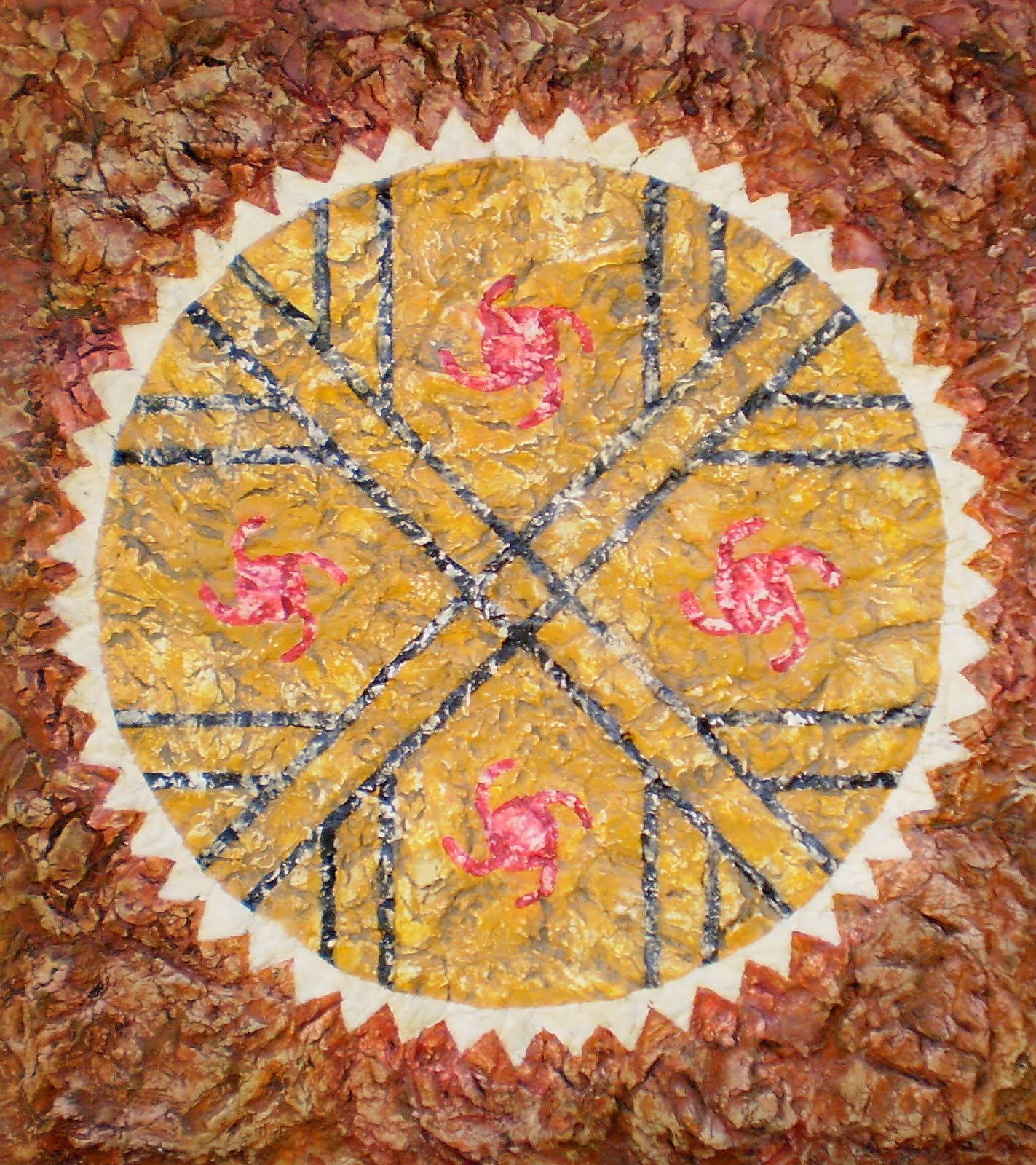 ARTE Y PINTURA RUPESTRE PRECOLOMBINO: Mapuche - Kultrún