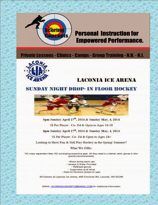 Coaching Points: Floor Hockey at Laconia Ice Arena
