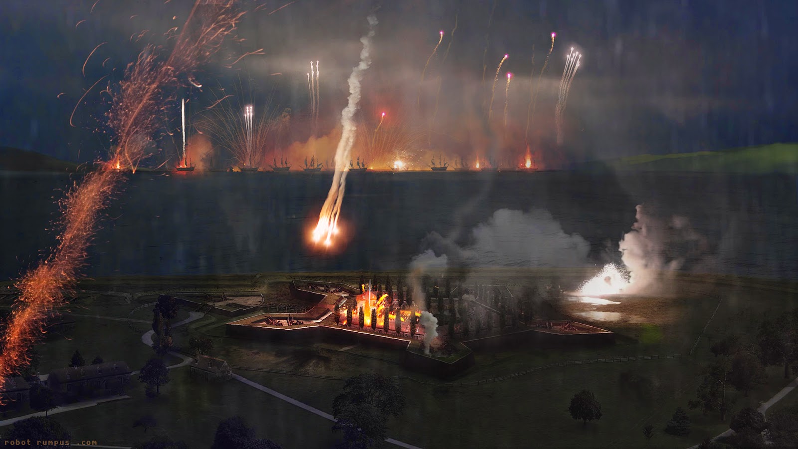 Robot Rumpus blog: concept art- Battle of Baltimore