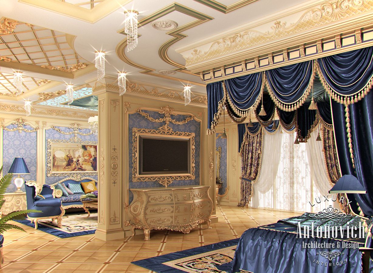 LUXURY ANTONOVICH DESIGN UAE: Bedroom Design from Kateryna Antonovich