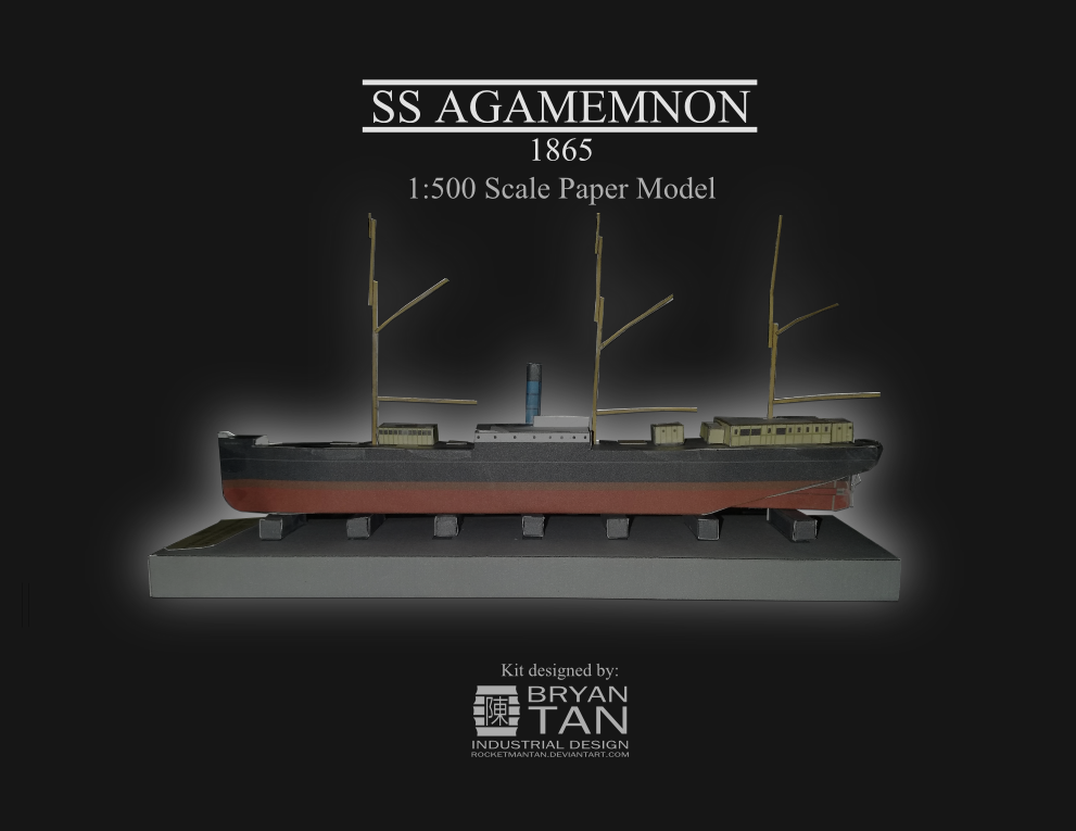 Steam Clipper Agamemnon Papercraft | Papercraft Paradise | PaperCrafts ...