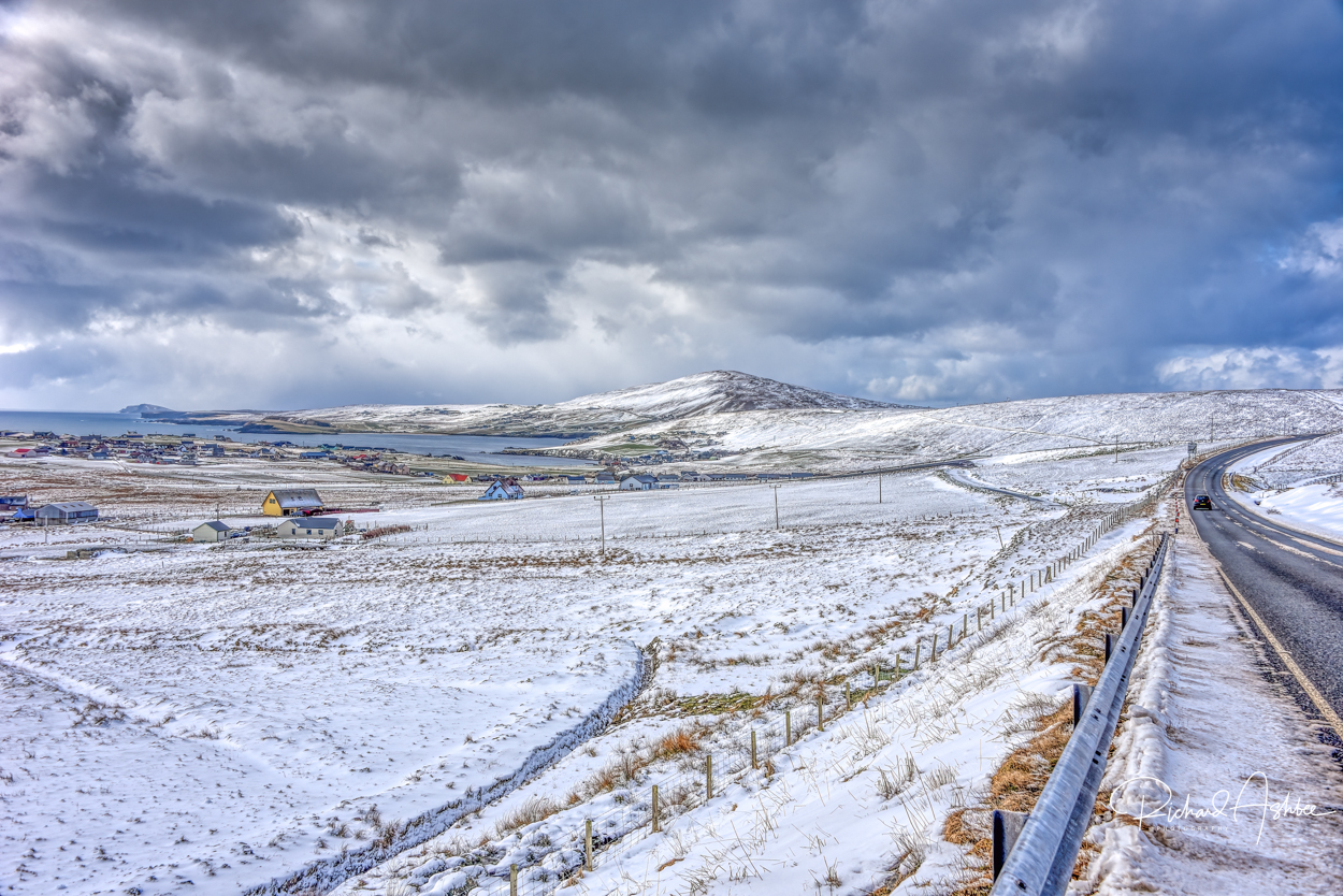 Shetland move and experiences: Shetland, snow then better weather