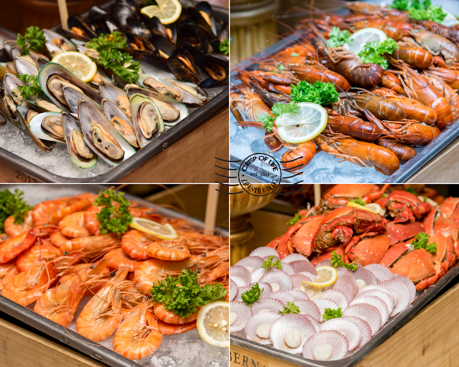 Iconic Hotel Christmas & New Year Buffet Selections and Christmas Tree ...