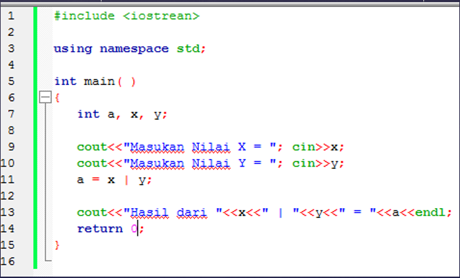 Operator dan Operand pada C++