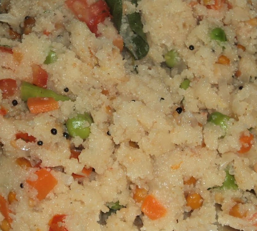 Indian Recipes: Recipe Name: Vegetable Rava Upma (Semolina Upma)