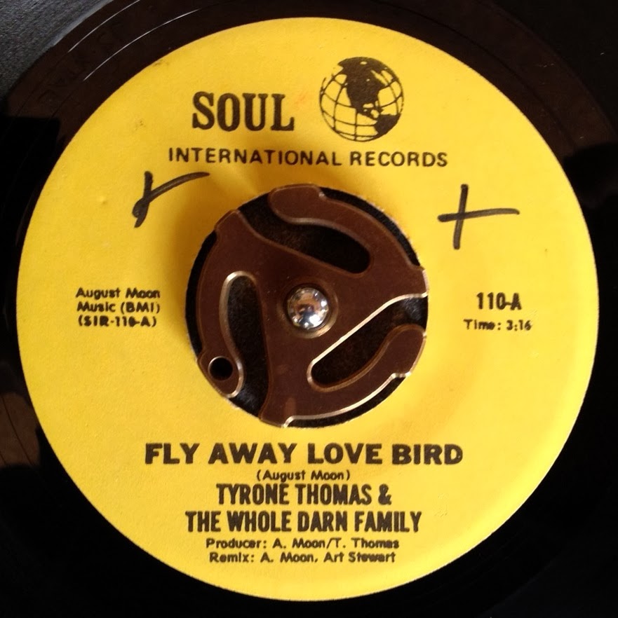 VINYL from SOULTOWN: TYRONE THOMAS ＆ THE WHOLE DARN FAMILY / FLY AWAY ...