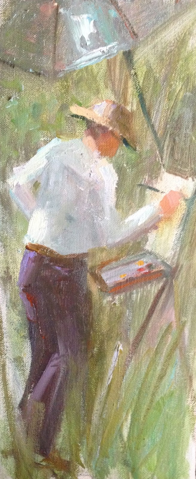 PORTRAIT PAINTING GOLD BY JOHANNA SPINKS: Painting in The Sierras With ...