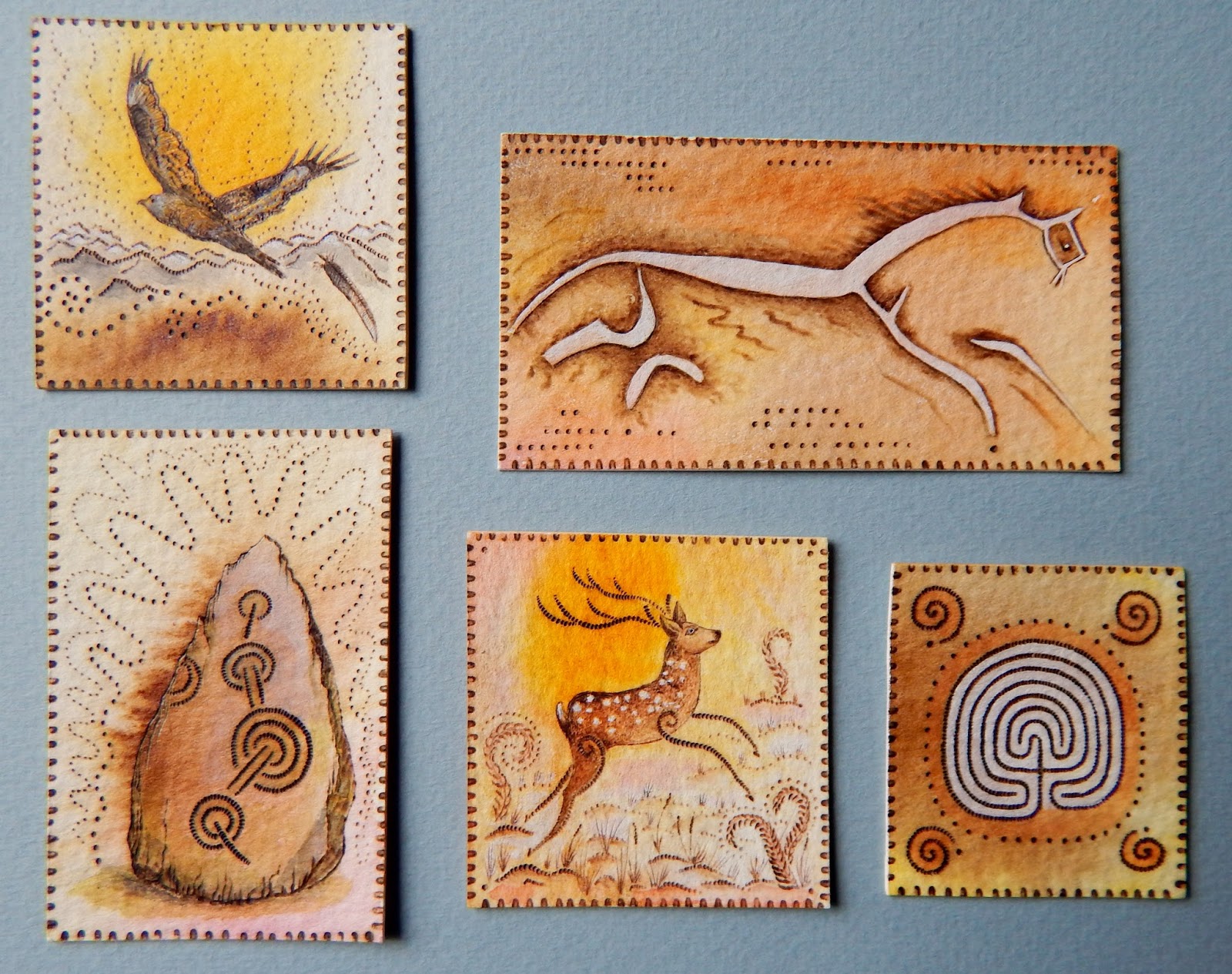 ENCHANTED-ART - Pyrography and Illustration: Pyro-paper Art - Uffington ...