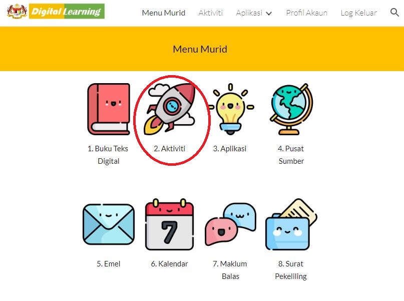 Panduan Murid Log Masuk Portal Digital Learning / Google Classroom KPM