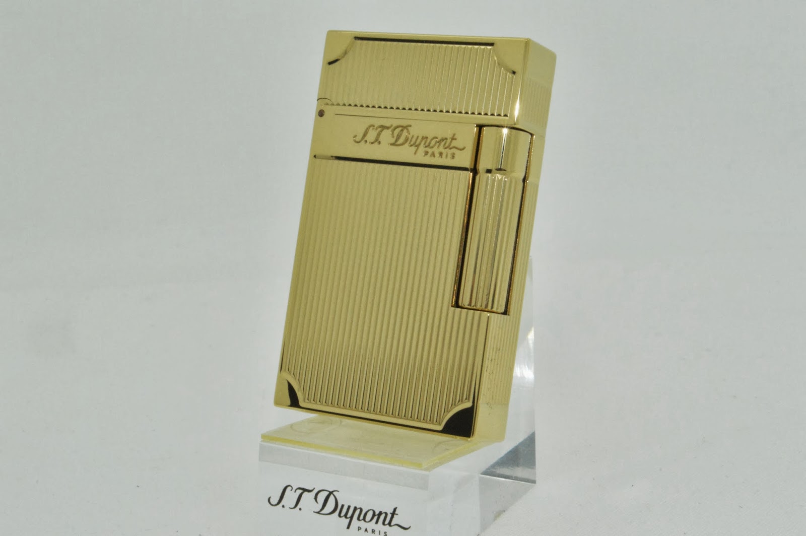 ziq S.T. DUPONT collections: NEW ORIGINAL S.T.DUPONT LINE 2 GOLD WITH ...