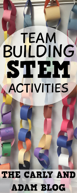 The Carly and Adam Blog: Team Building STEM Activities and a FREEBIE!