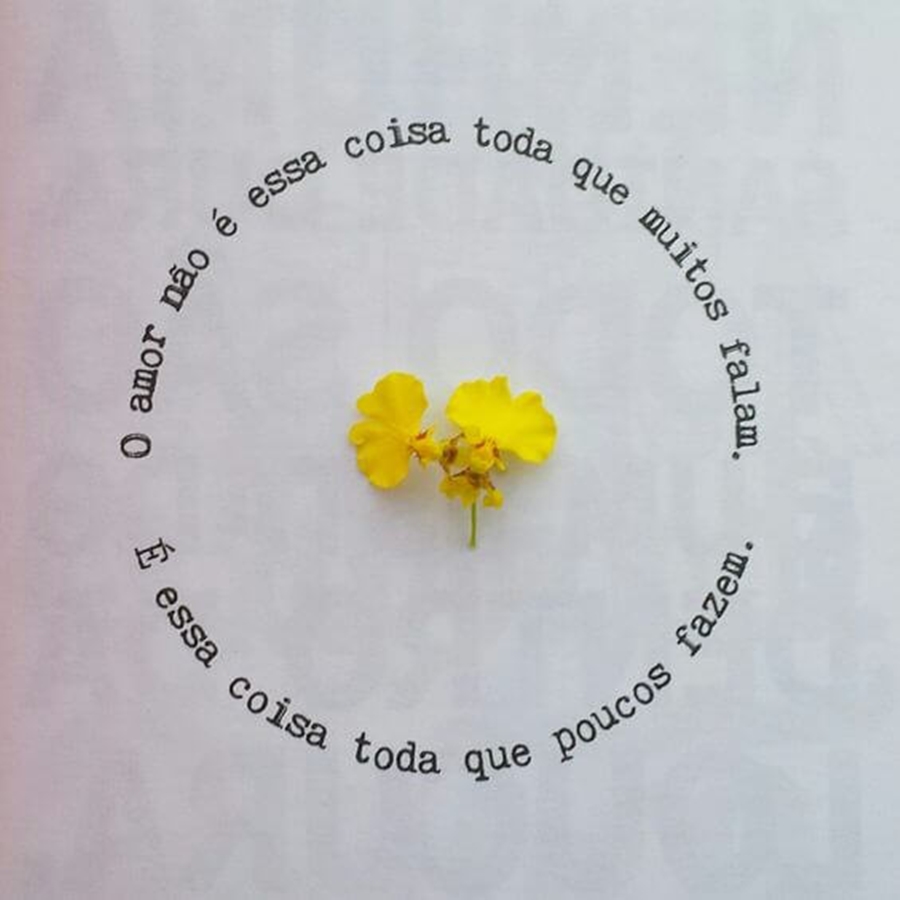 O amor é essa coisa toda que muitos falam. É essa coisa toda que poucos ... O amor é essa coisa toda que muitos falam. É essa coisa toda que poucos ...